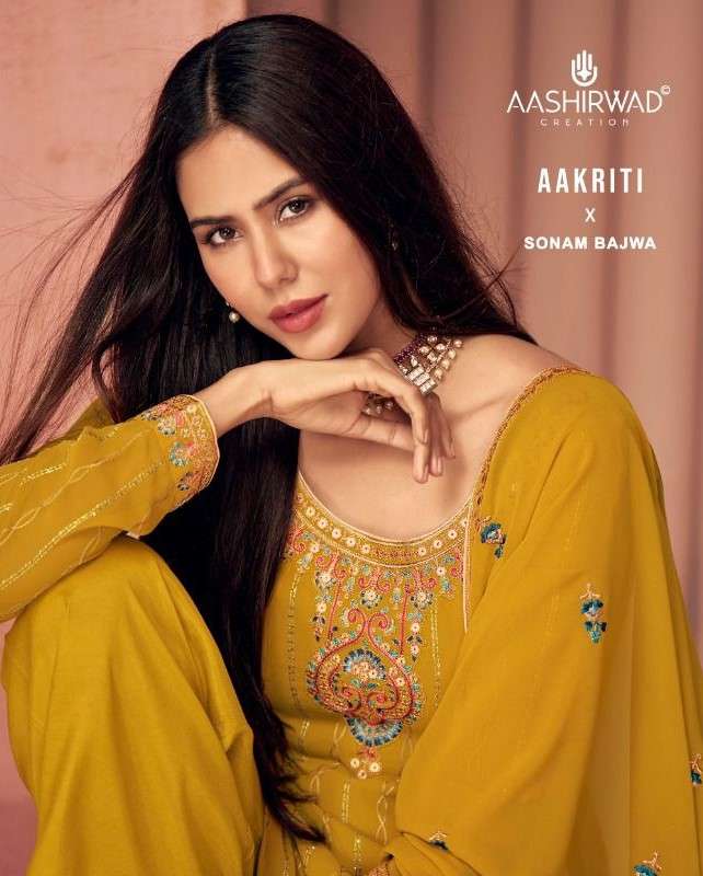 AAKRITI BY AASHIRWAD CREATION 8636 TO 8641 SERIES BEAUTIFUL STYLISH ...