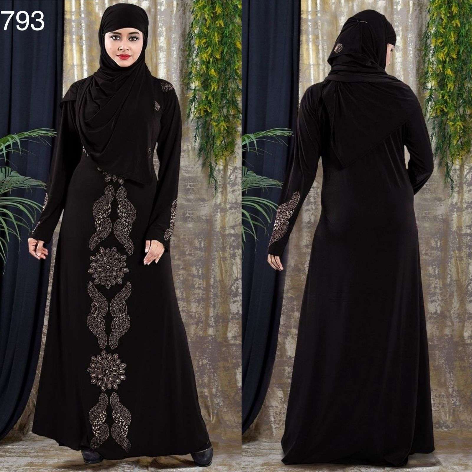 BURQA COLLECTION PEAFOWL VOL-80 BY FASHID WHOLESALE 792 TO 798 SERIES ...