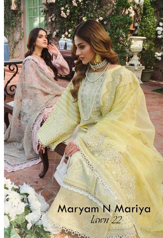 MARYAM N MARIYA LAWN-22 BY DEEPSY SUITS 1541 TO 1544 SERIES BEAUTIFUL ...