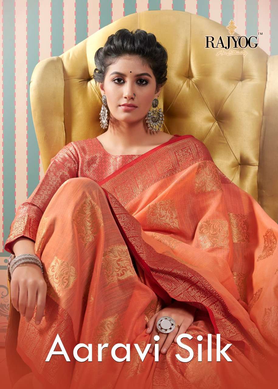 AARAVI SILK BY RAJYOG 8801 TO 8806 SERIES INDIAN TRADITIONAL WEAR ...