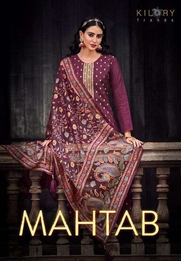 MAHTAB BY KILORY 461 TO 468 SERIES BEAUTIFUL SUITS COLORFUL STYLISH ...