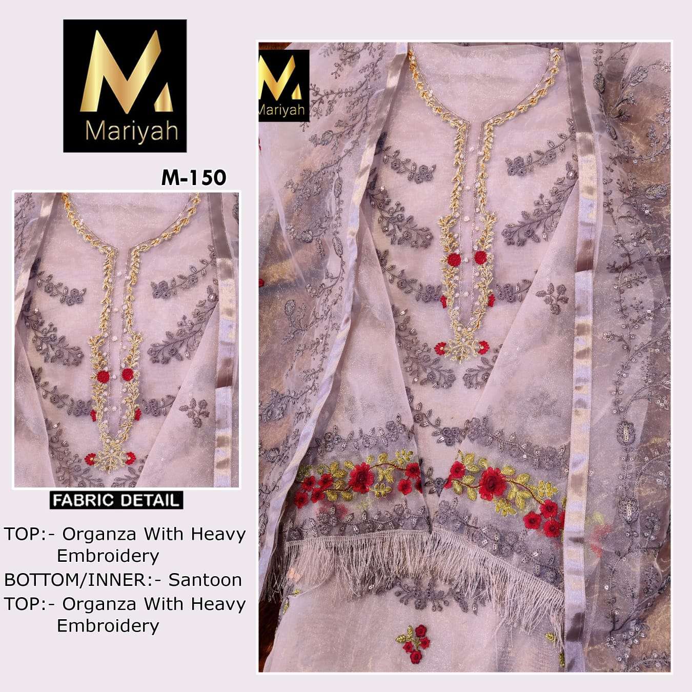 MARIYAH HIT DESIGN M-150 BY MARIYAH BEAUTIFUL PAKISTANI SUITS COLORFUL ...