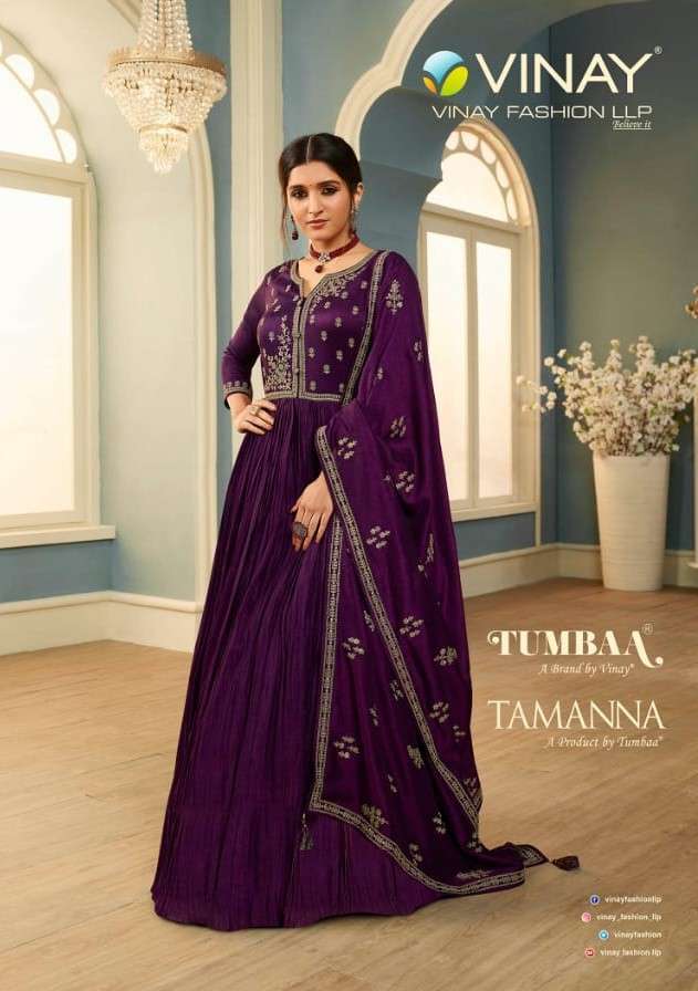 TUMBAA TAMANNA BY VINAY FASHION 40651 TO 40658 SERIES BEAUTIFUL STYLISH ...