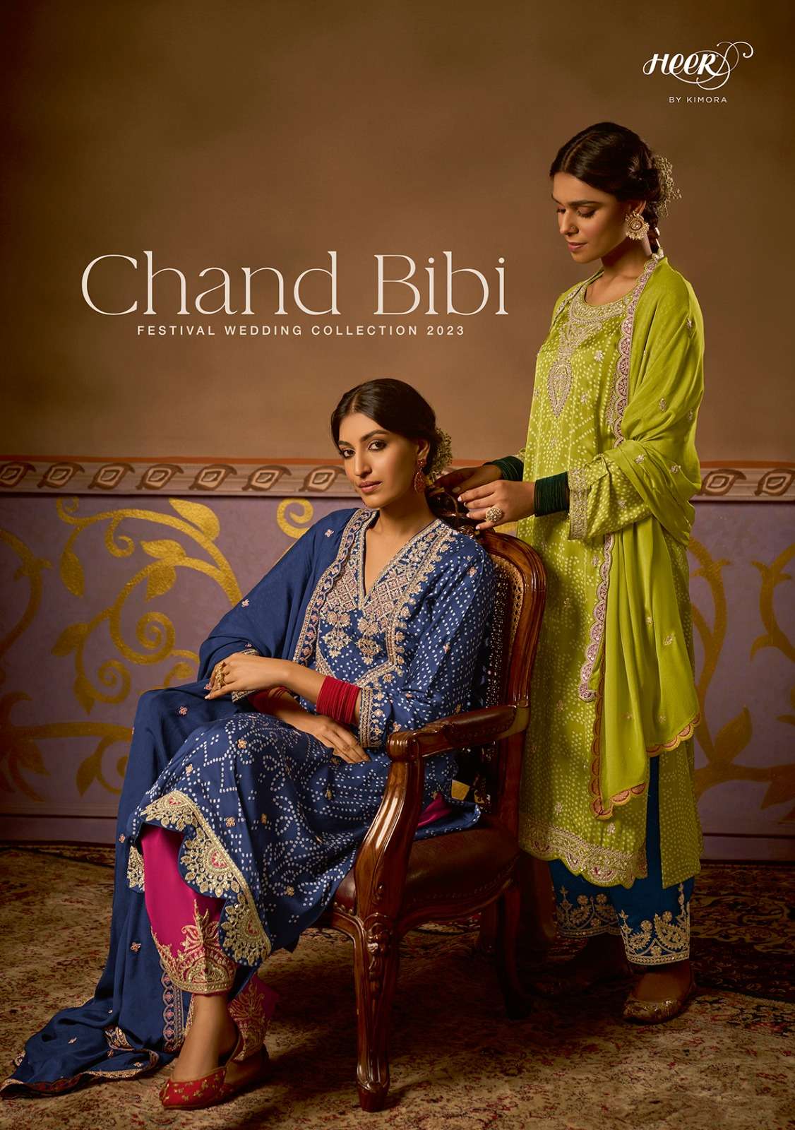 CHAND BIBI BY KIMORA FASHION 8941 TO 8948 SERIES DESIGNER SUITS ...