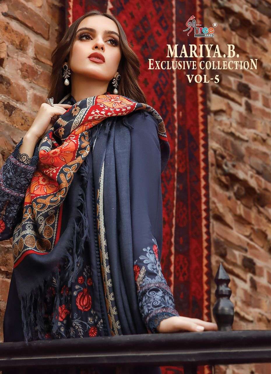 MARIYA.B. EXCLUSIVE COLLECTION VOL-5 BY SHREE FABS 2506 TO 2513 SERIES ...