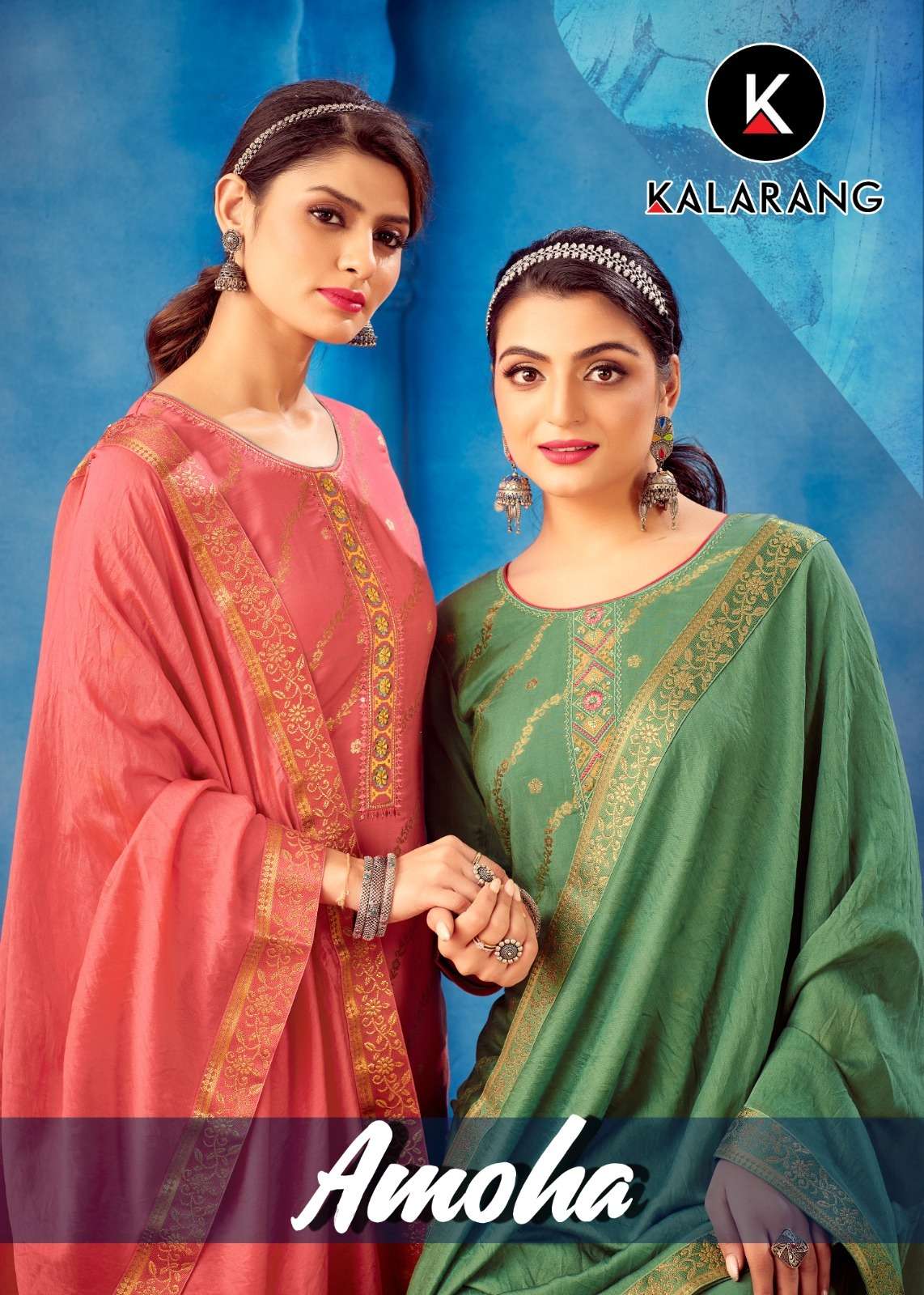 MANGALYA BY KALARANG 10141 TO 10144 SERIES INDIAN SUITS BEAUTIFUL FANCY ...
