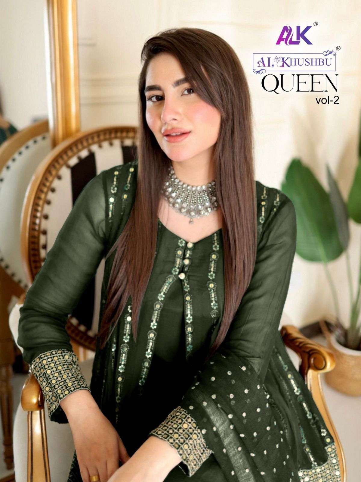QUEEN VOL-2 BY AL KHUSHBU 4008-A TO 4008-D SERIES BEAUTIFUL PAKISTANI ...