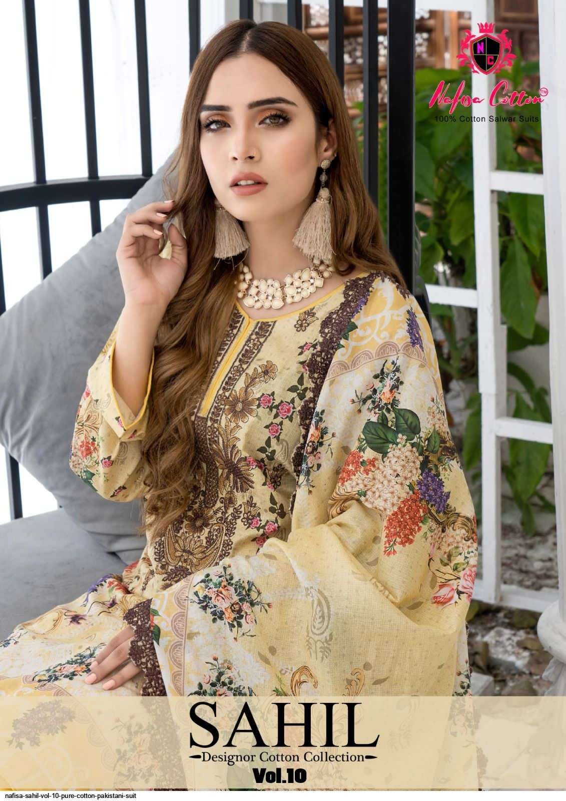 SAHIL VOL-10 BY NAFISA COTTON 10001 TO 10006 SERIES BEAUTIFUL STYLISH ...