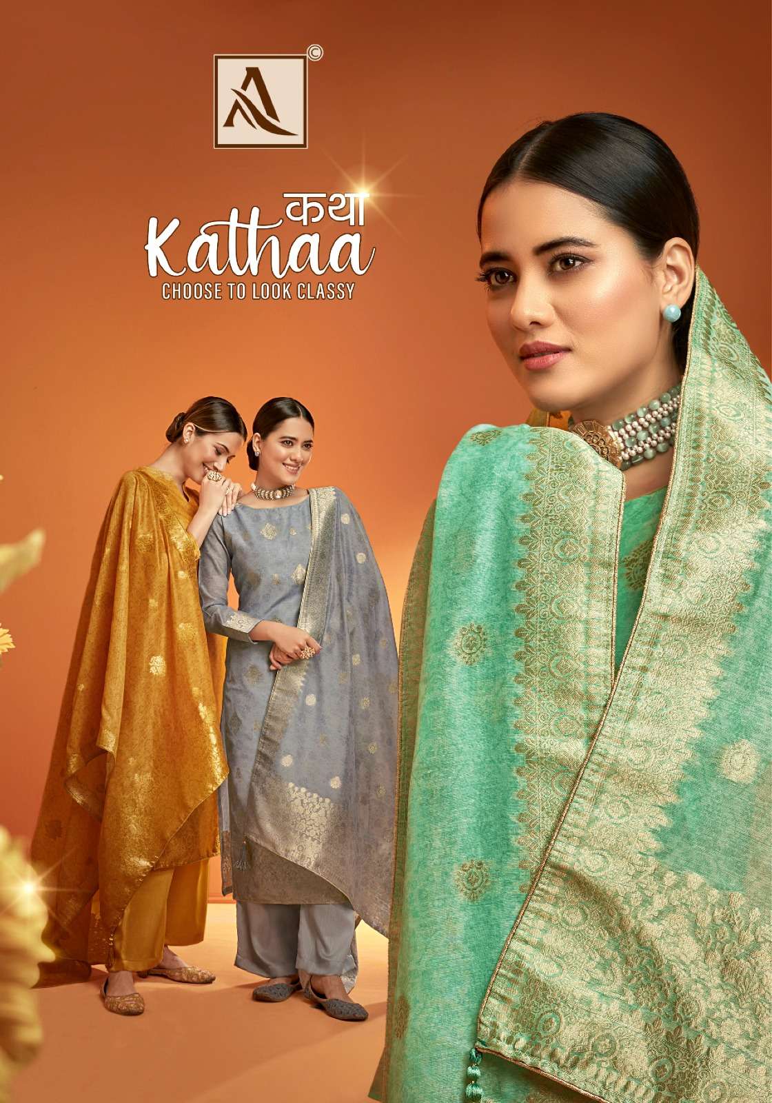 KATHAA BY ALOK SUITS 1189-001 TO 1189-006 SERIES BEAUTIFUL FESTIVE ...