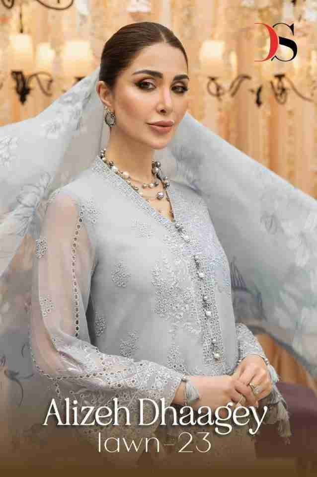 ALIZEH DHAAGE LAWN-23 BY DEEPSY SUITS 3351 TO 3357 SERIES DESIGNER ...
