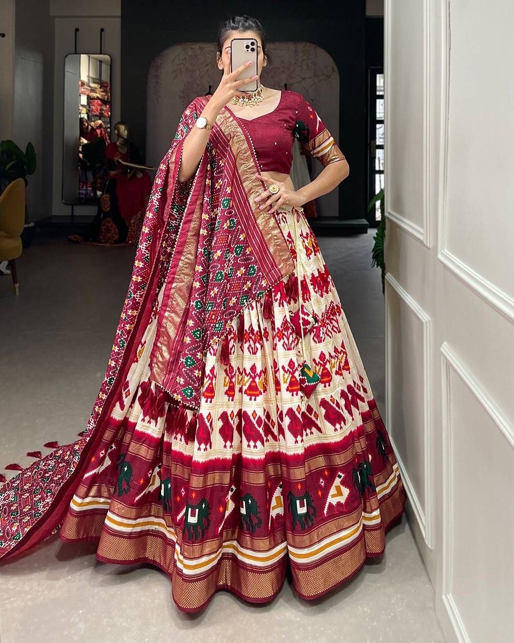 NAVRATRI LEHENGA VOL-5 BY FASHID WHOLESALE 01 TO 04 SERIES NAVRATRI ...