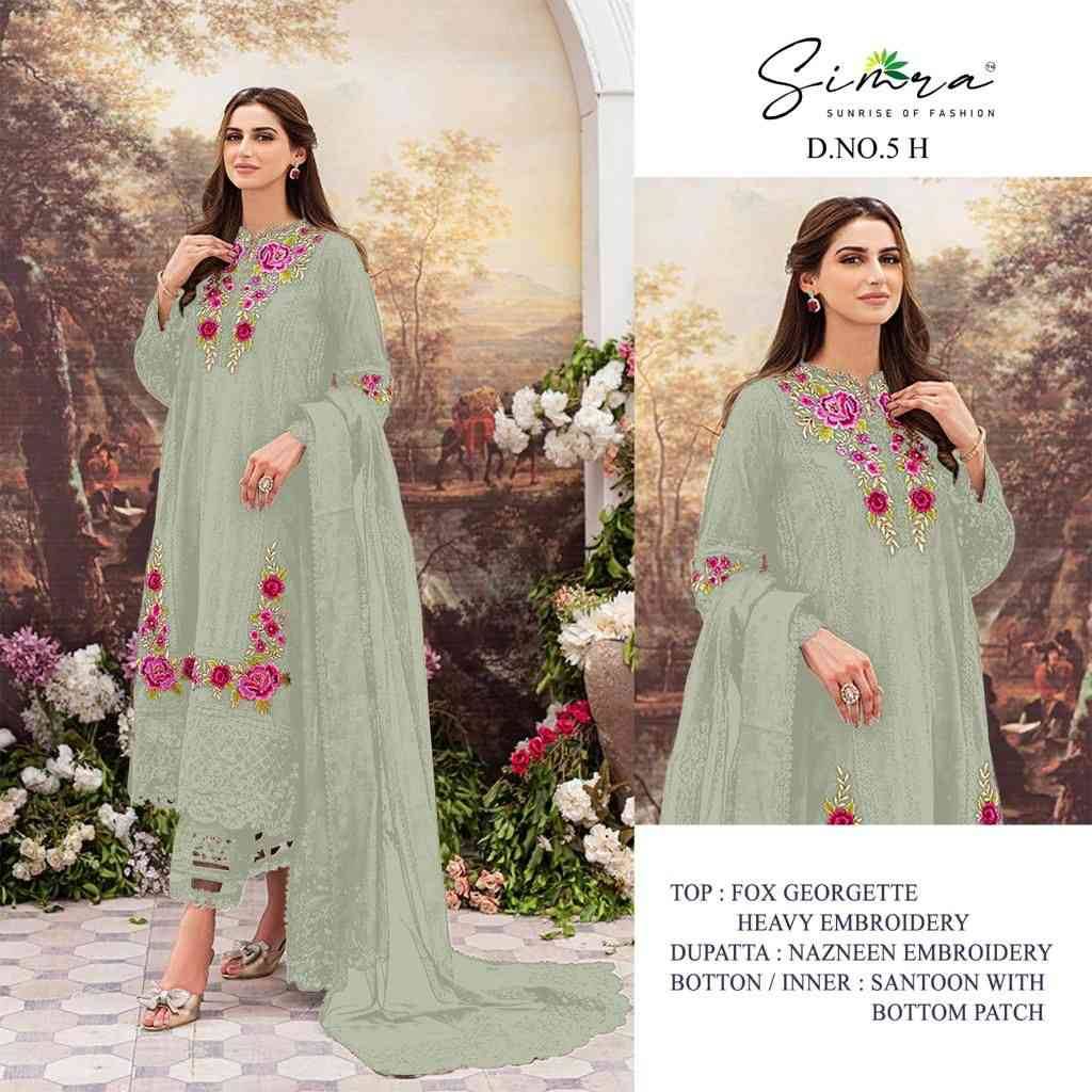 SIMRA 5 COLOURS VOL-3 BY FASHID WHOLESALE 5-G TO 5-J SERIES DESIGNER ...