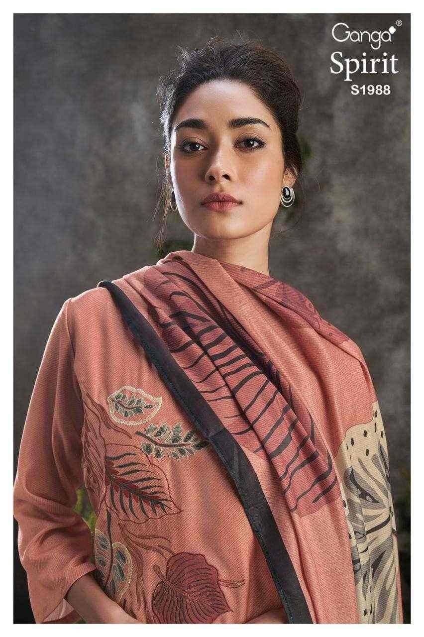 SPIRIT-1988 BY GANGA FASHION 1988-A TO 1988-D SERIES BEAUTIFUL STYLISH ...
