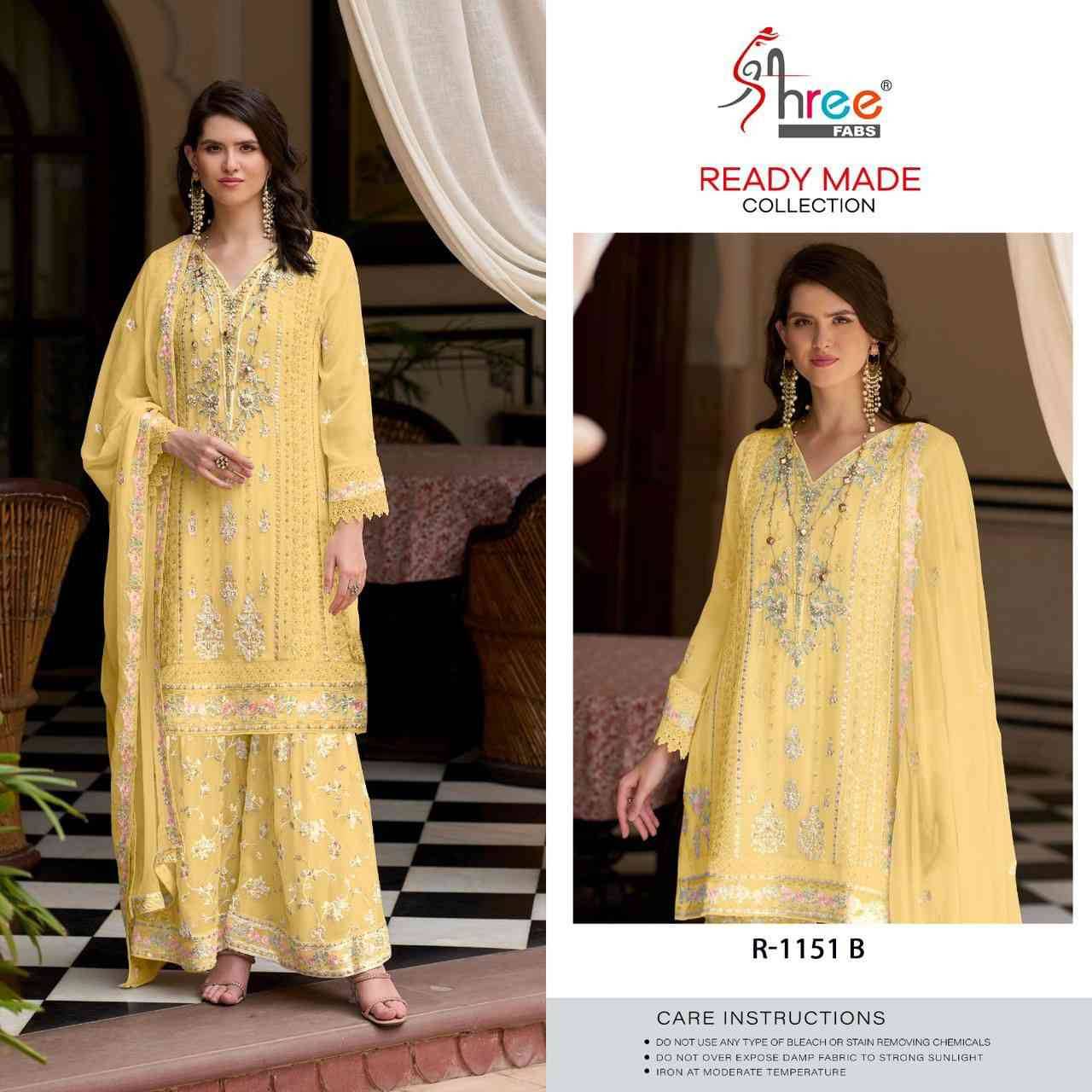 SHREE FABS HIT DESIGN R-1151 COLOURS BY SHREE FABS R-1151-A TO R-1151-D ...