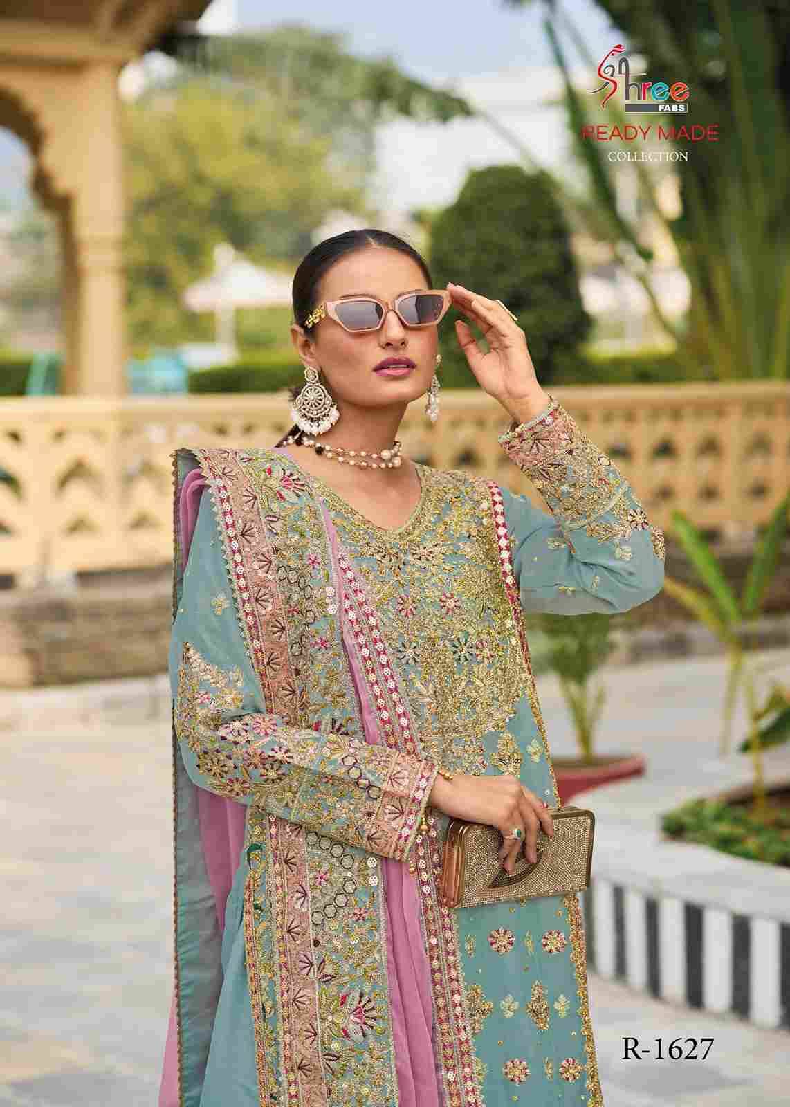 SHREE FABS HIT DESIGN R-1627 COLOURS BY SHREE FABS R-1627-A TO R-1627-D ...
