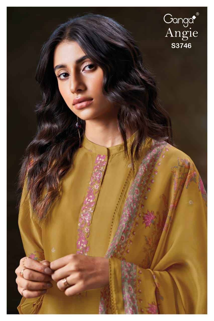 ANGIE-3746 BY GANGA FASHION 3746-A TO 3746-B SERIES BEAUTIFUL FESTIVE ...