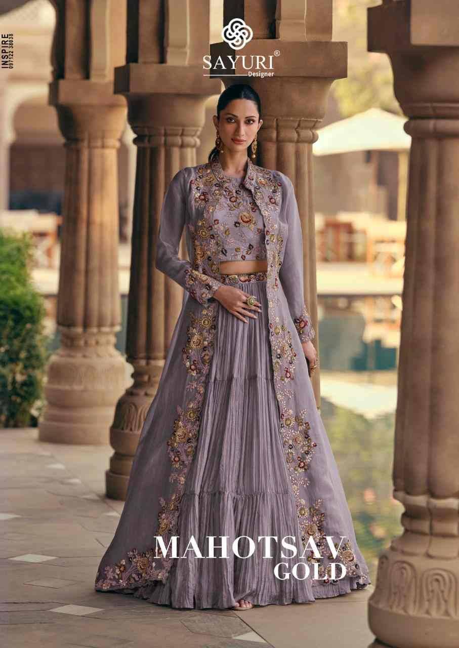 MAHOTSAV GOLD BY SAYURI 5532 TO 5532-C SERIES DESIGNER BEAUTIFUL ...