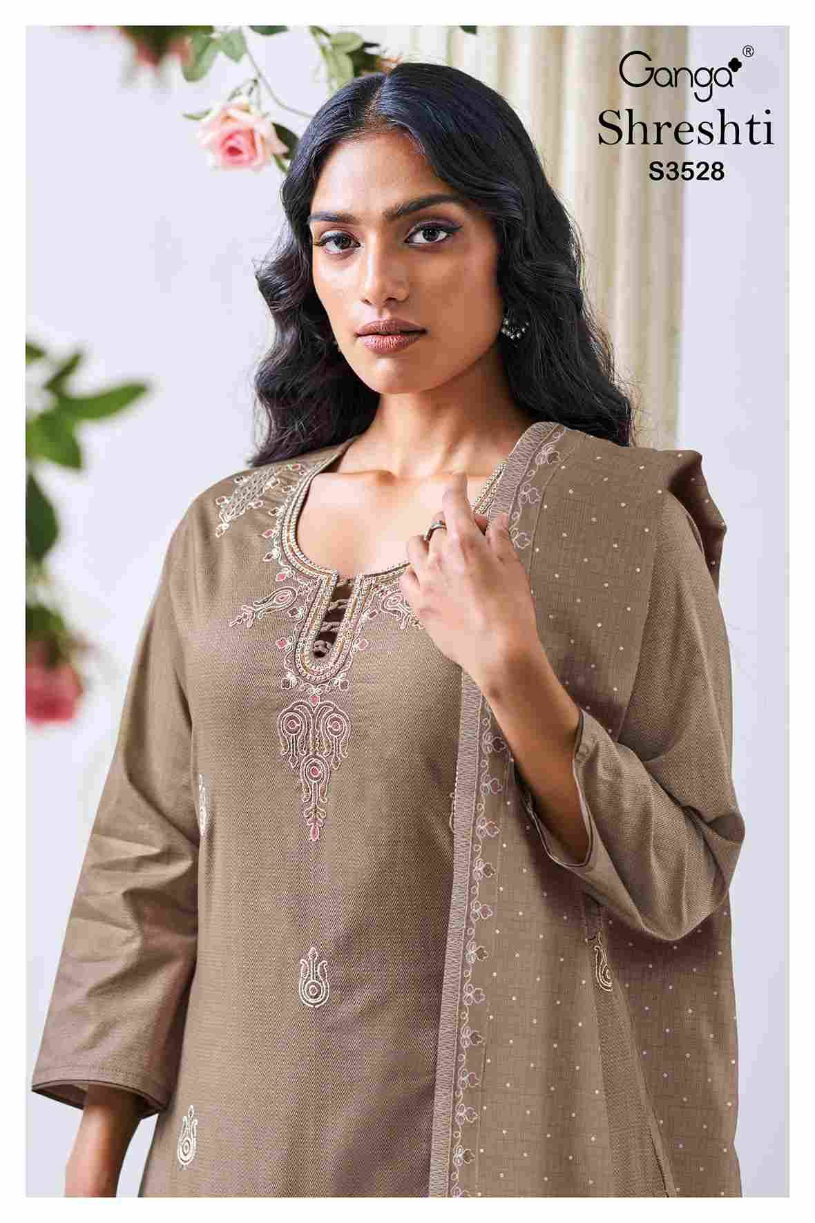 SHRESHTI-3528 BY GANGA FASHION 3528-A TO 3528-D SERIES BEAUTIFUL FESTIVE SUITS COLORFUL STYLISH ...