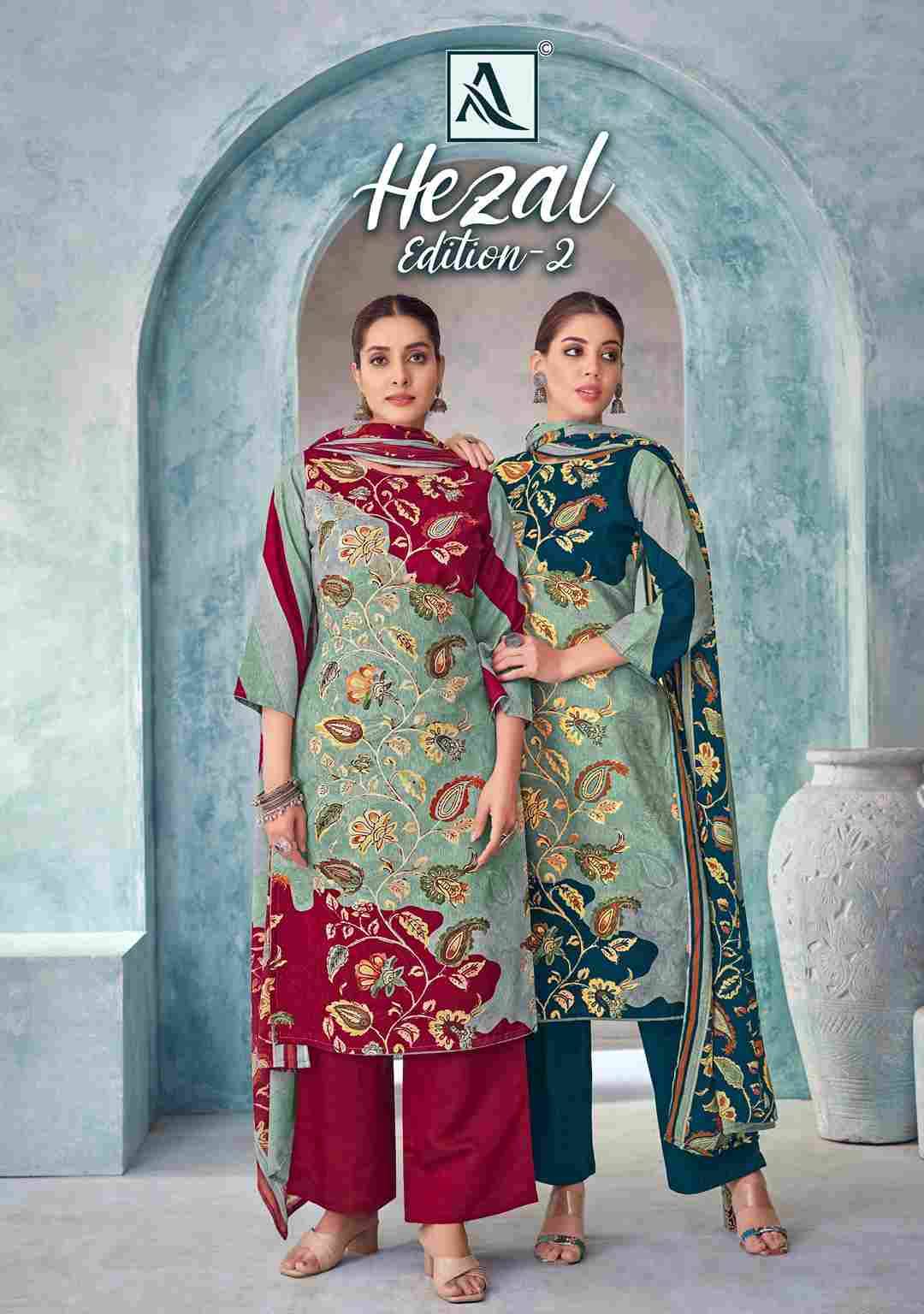 HEZAL VOL-2 BY ALOK SUIT 1911-001 TO 1911-006 SERIES BEAUTIFUL FESTIVE SUITS COLORFUL STYLISH ...