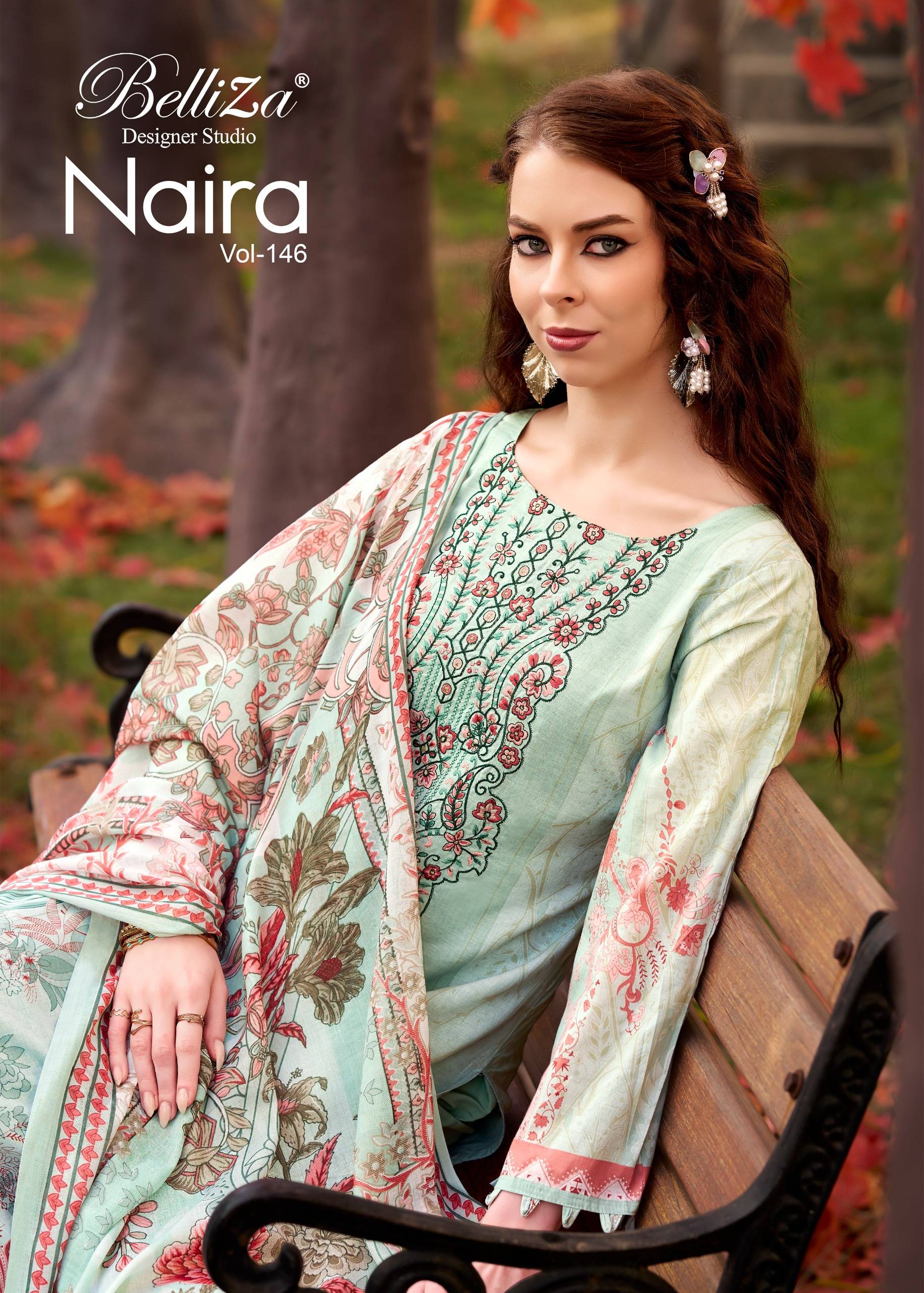 NAIRA VOL-146 BY BELLIZA 986-001 TO 986-008 SERIES STYLISH BEAUTIFUL ...