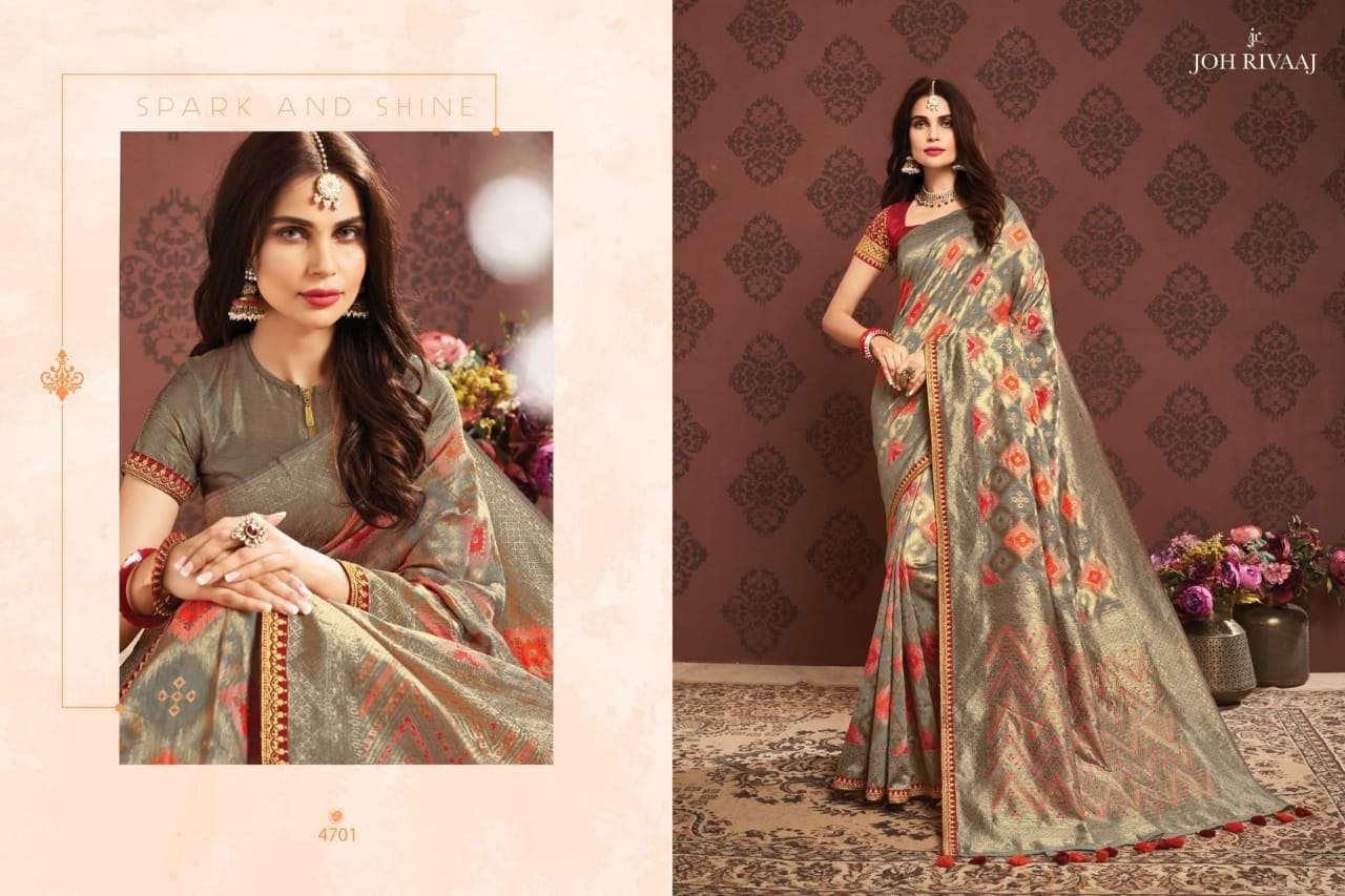 JIGAR BY JOH RIVAAJ 4701 TO 4712 SERIES INDIAN TRADITIONAL WEAR ...