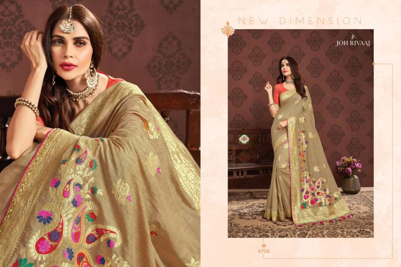 JIGAR BY JOH RIVAAJ 4701 TO 4712 SERIES INDIAN TRADITIONAL WEAR ...