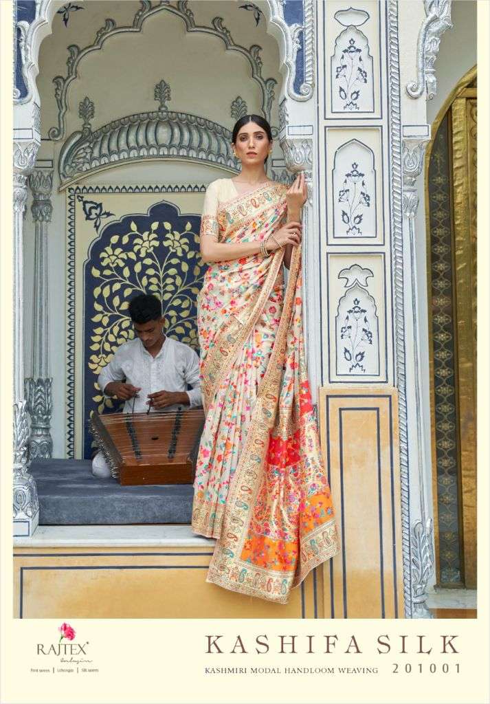 KASHIFA SILK BY RAJ TEX 201001 TO 201006 SERIES INDIAN TRADITIONAL WEAR ...