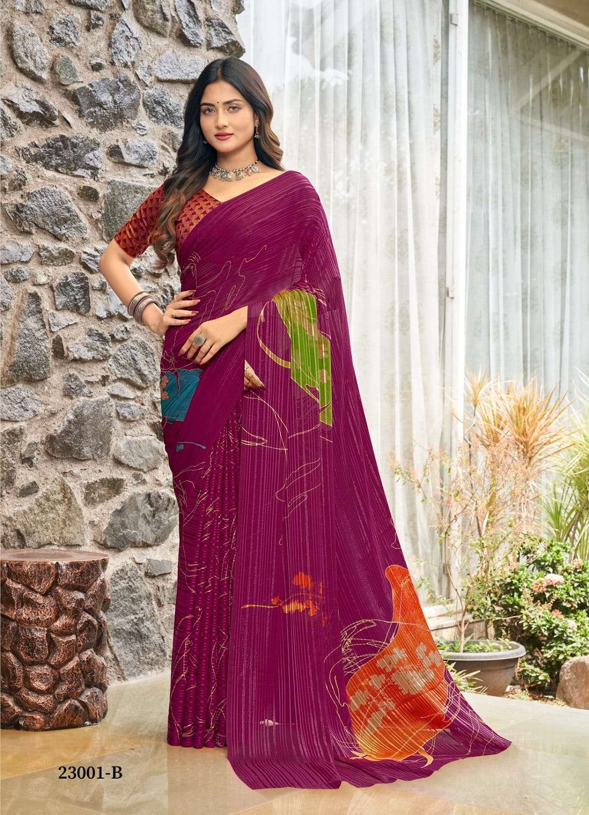 SHYLAA BY RUCHI SAREES 23001-A TO 23003-D SERIES INDIAN TRADITIONAL WEAR COLLECTION BEAUTIFUL ...