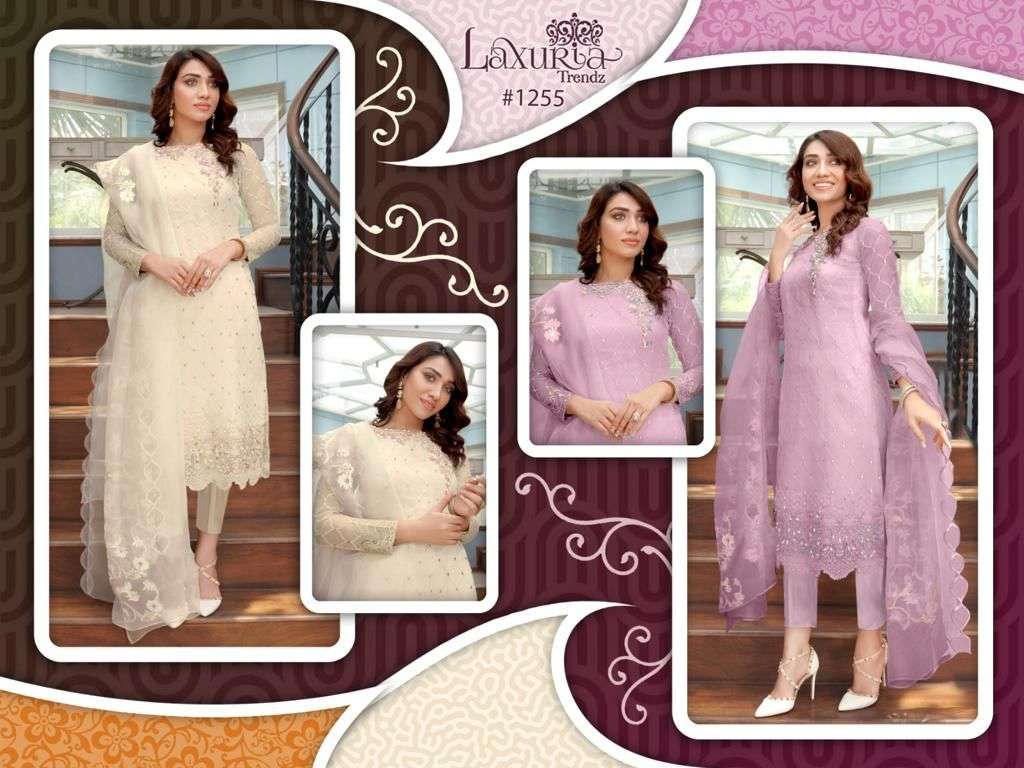 LUXURIA TRENDZ 1255 COLOURS BY LUXURIA 1255-A TO 1255-B SERIES ...