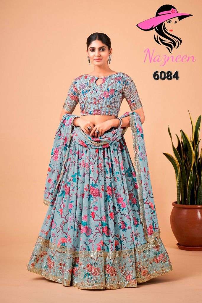 MANMOHINI BY NAZNEEN 6082 TO 6085 SERIES DESIGNER BEAUTIFUL COLLECTION ...