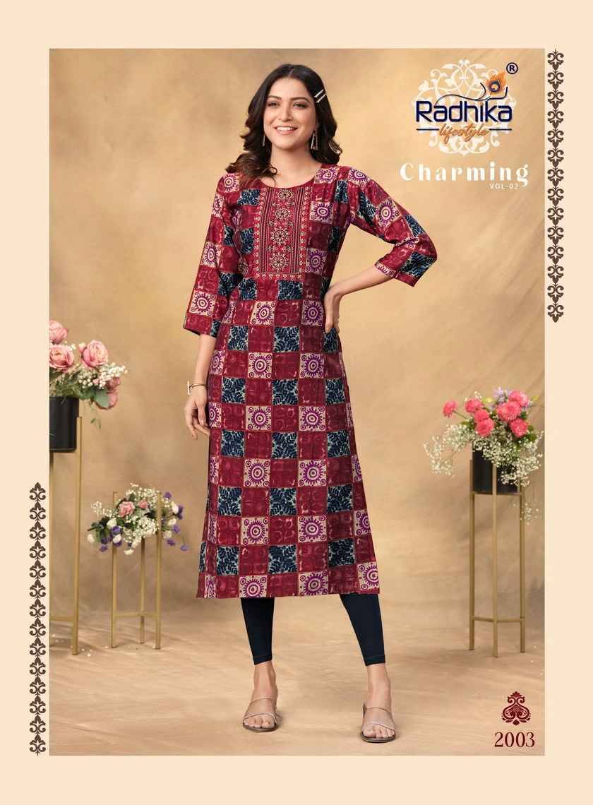 CHARMING VOL-2 BY RADHIKA LIFESTYLE 2001 TO 2008 SERIES DESIGNER ...