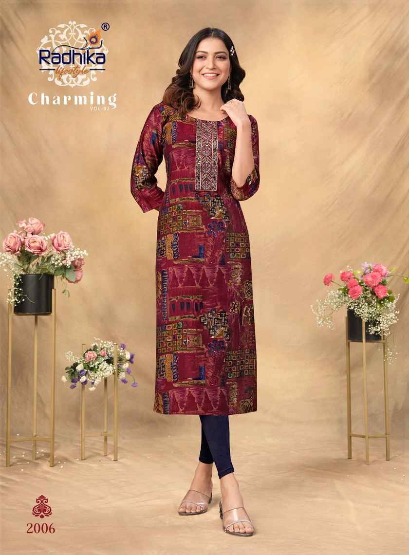 CHARMING VOL-2 BY RADHIKA LIFESTYLE 2001 TO 2008 SERIES DESIGNER ...