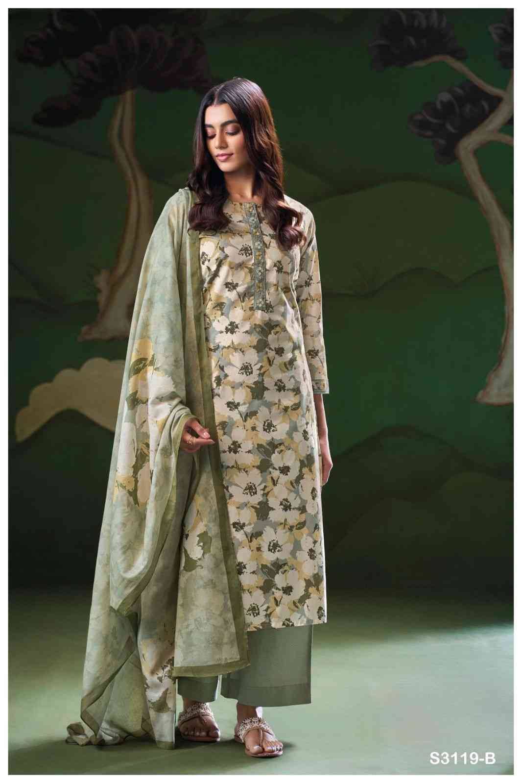 ESHMA-3119 BY GANGA FASHION 3119-A TO 3119-B SERIES BEAUTIFUL FESTIVE ...