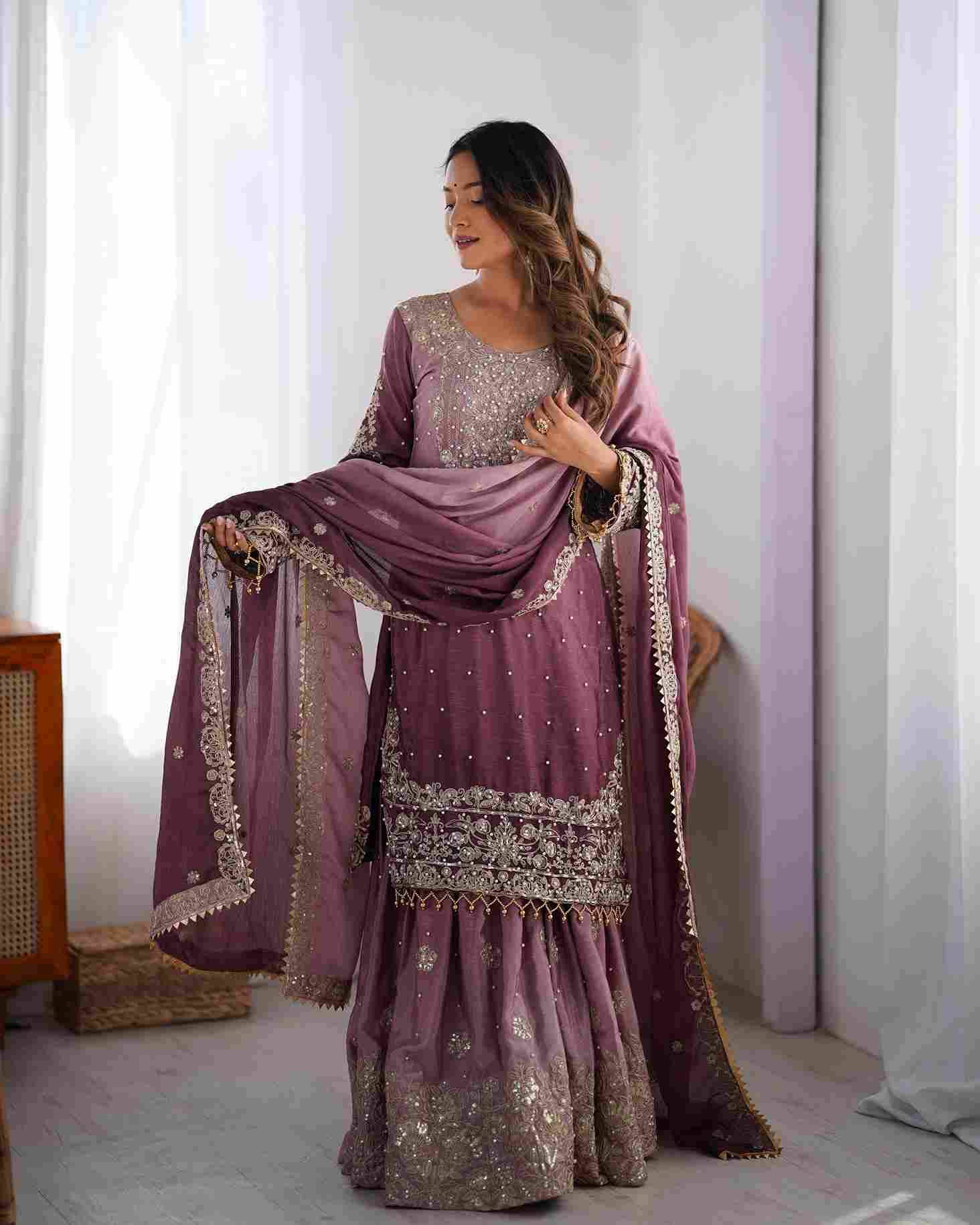 SP-01 BY FASHID WHOLESALE BEAUTIFUL SHARARA SUITS COLORFUL STYLISH ...
