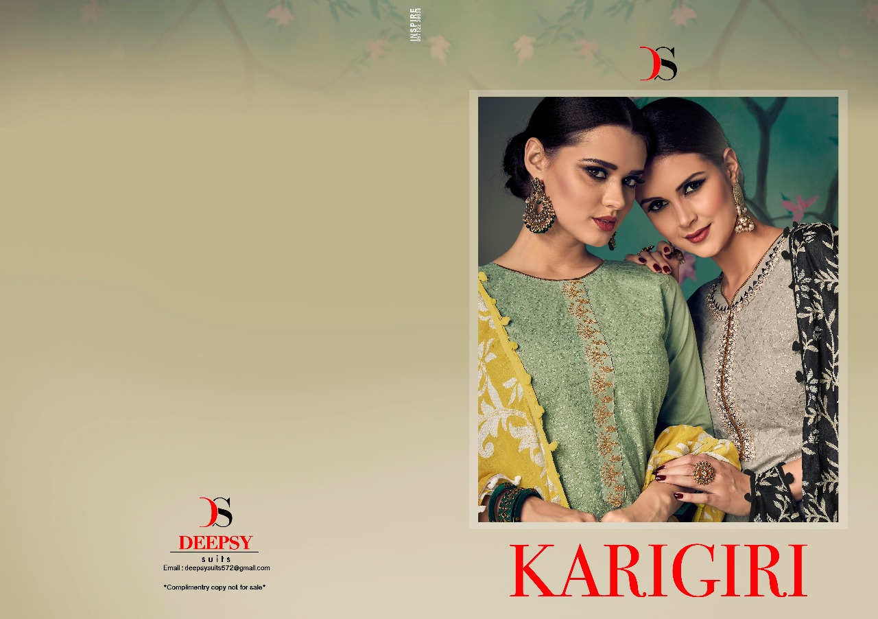 KARIGIRI BY DEEPSY SUITS 13001 TO 13006 SERIES BEAUTIFUL SUITS COLORFUL ...